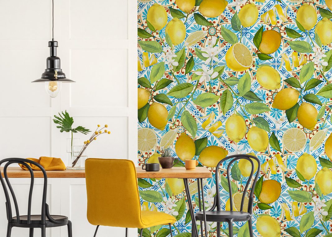 5 Citrus Wallpapers That Will Bring Zing to Your Décor